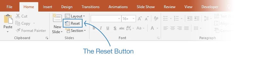 PowerPoint Tips: The Magical Reset Button | Stinson Design